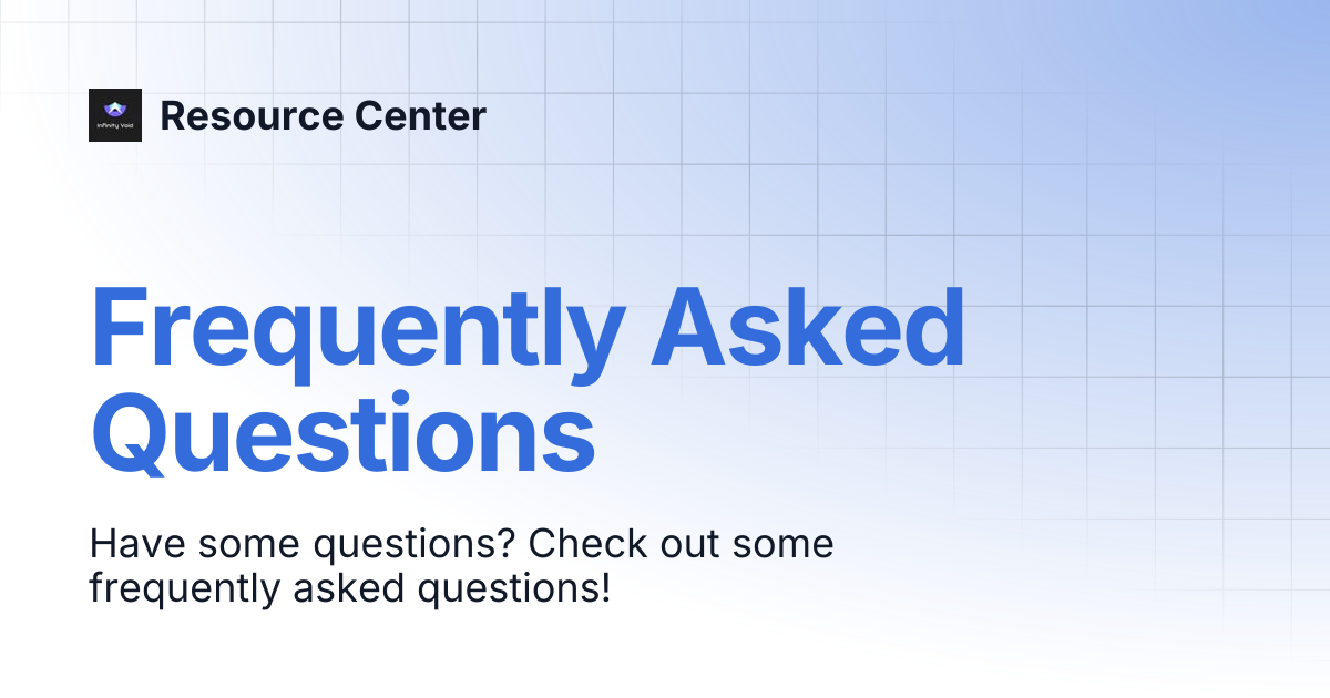 Frequently Asked Questions | Resource Center